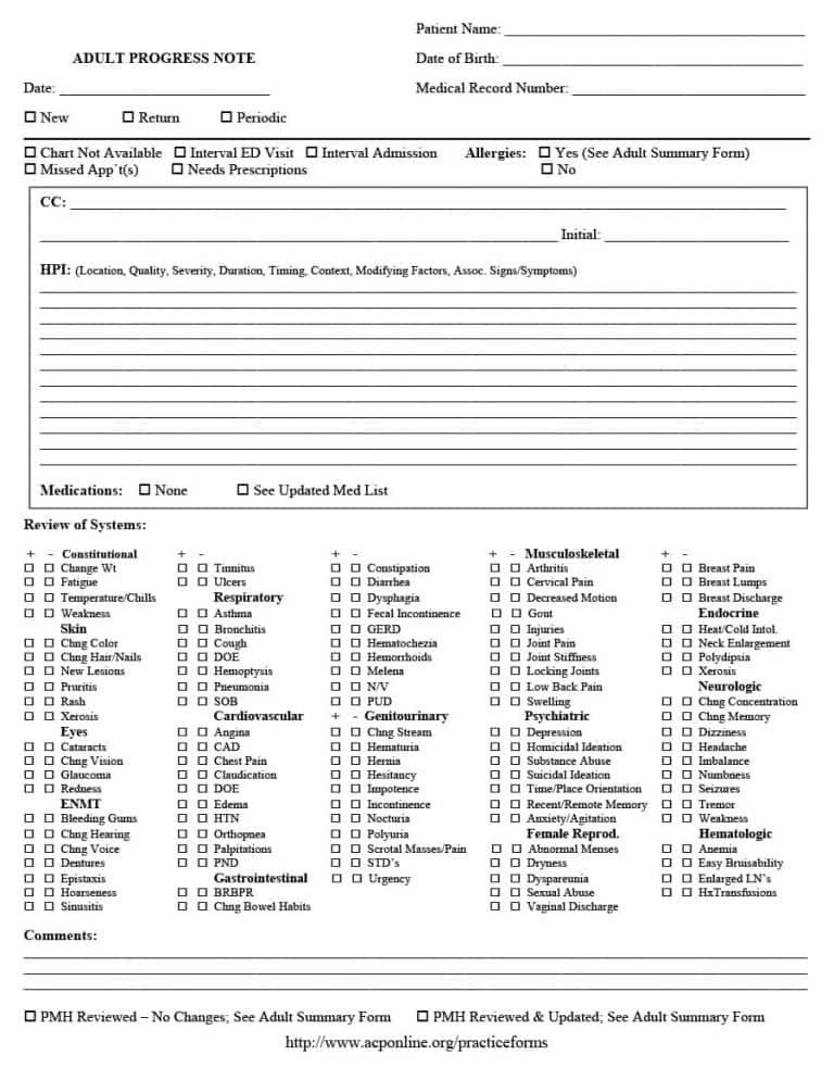 30 Medical Progress Notes Template Simple Template Design 30-medical-progress-notes-template-simple-template-design